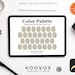 Brown Orange Color Palette for Procreate, Color Swatches, Hex Codes ...