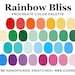 Rainbow Procreate Color Palette Procreate Color Palette Hex Codes Color ...