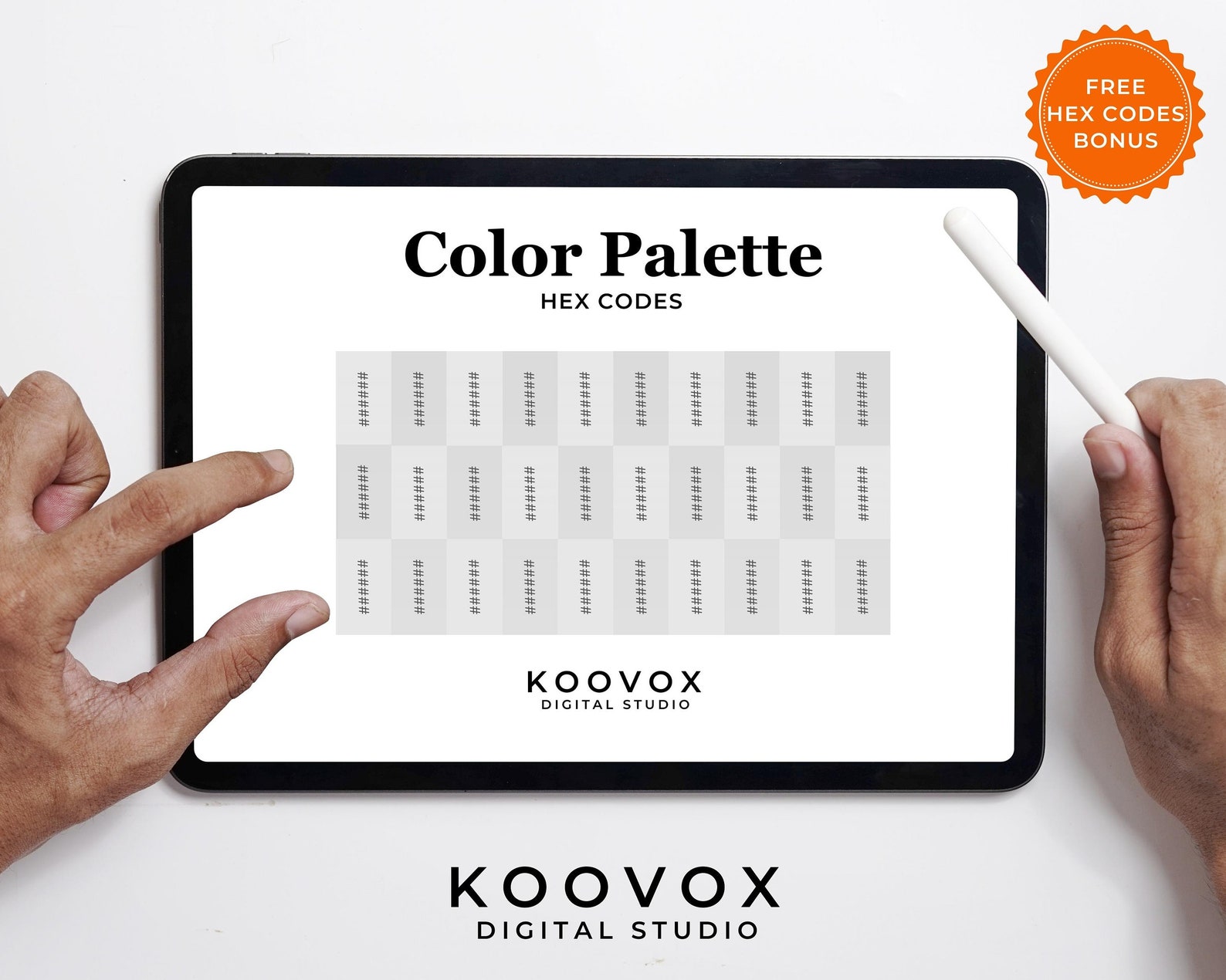 Eucalyptus Green Color Palette for Procreate, Procreate Swatches ...