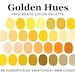 Bright Yellow Color Palette for Procreate, Gold Color Palette Procreate ...
