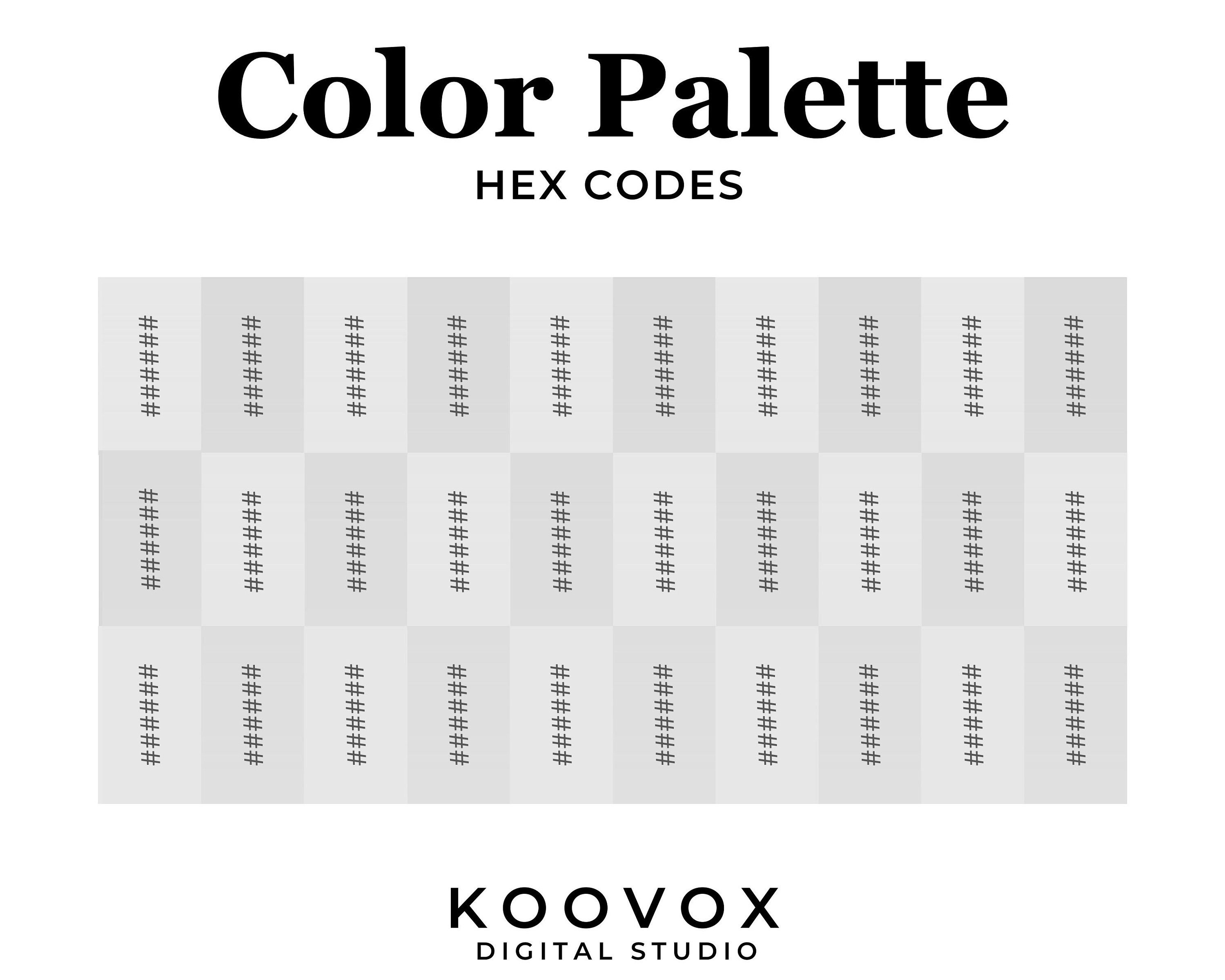 Light Pastel Color Palette Procreate Color Swatches Hex Codes Procreate Palette Pastel