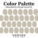 Tropical Summer Color Palette for Procreate: 30 Bright Swatches ...