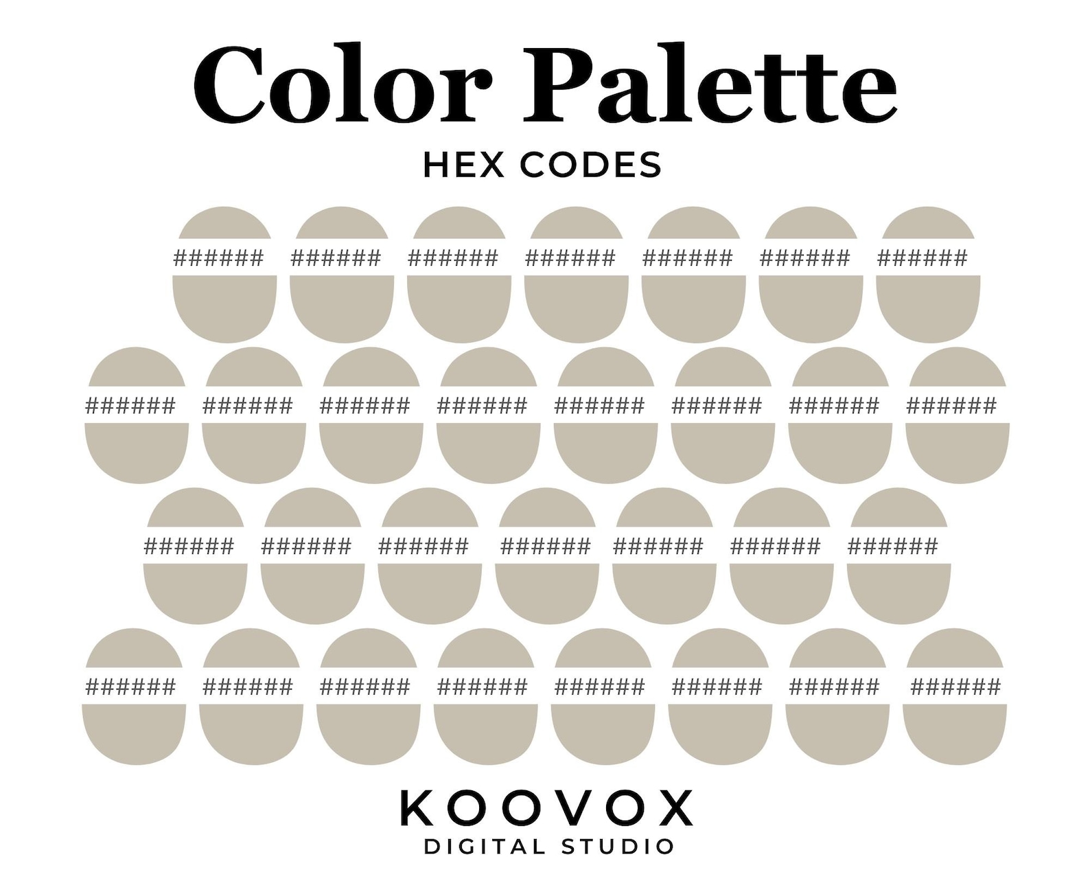Emerald Green Color Palette: 30 Procreate Swatches + HEX Codes (digital ...