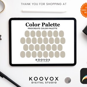 Green Botanical Procreate Color Palette: Succulent Garden Swatches (hex ...