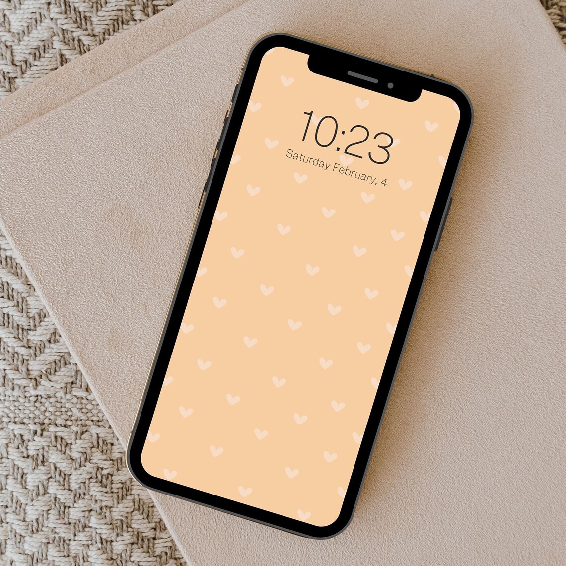 Neutral Love Heart iPhone Wallpaper Bundle (digital Download) - Etsy