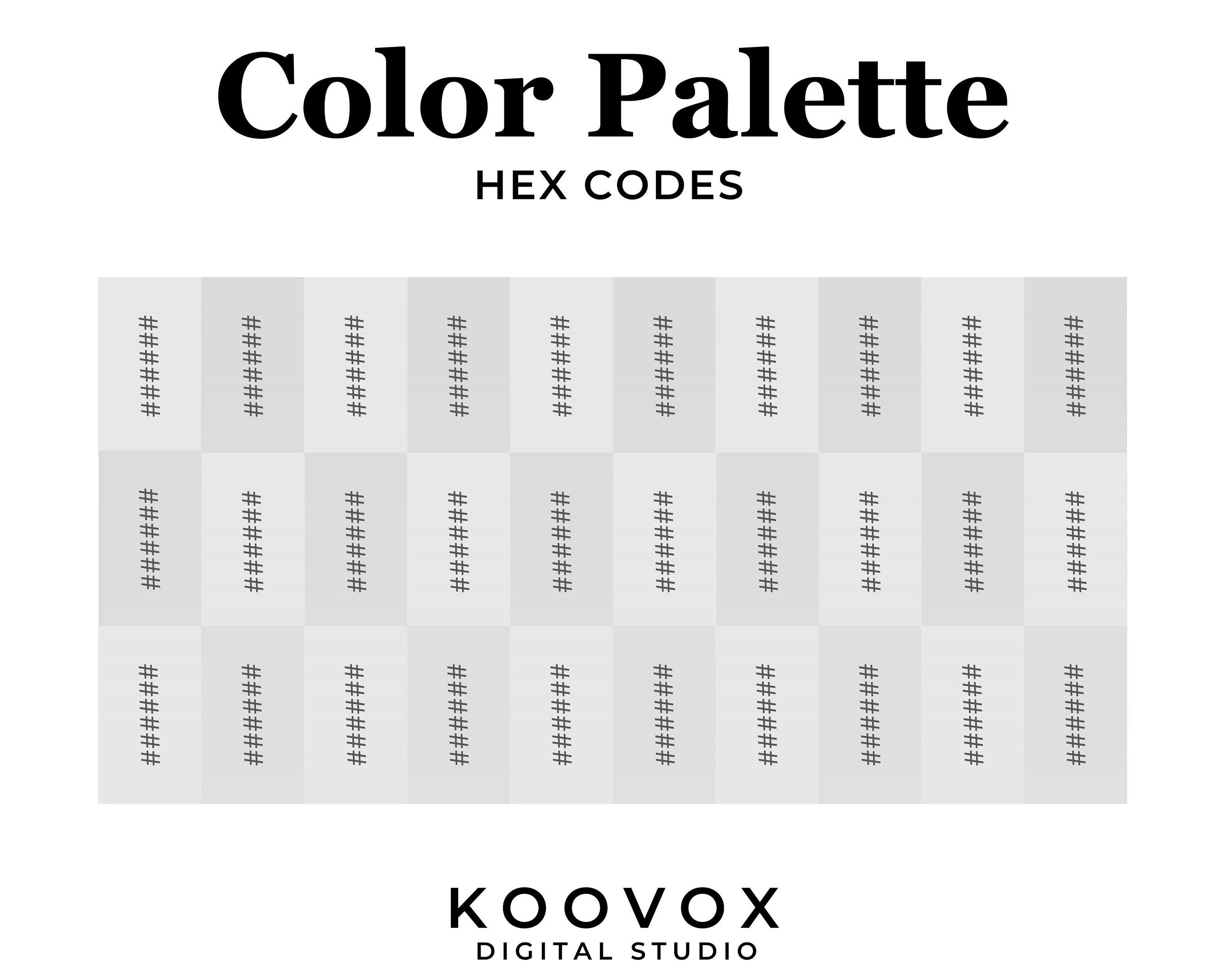 Procreate Color Palette Soft Pastel Colour Swatches Instant Digital