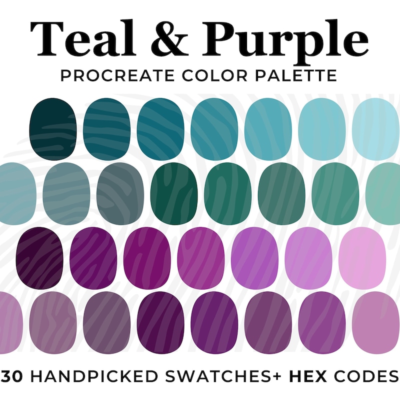 Teal Violet Color - Etsy