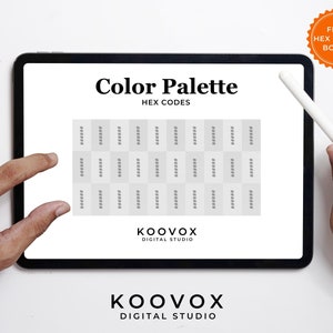 Green Botanical Procreate Color Palette: Succulent Garden Swatches (hex ...