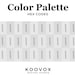 Green Botanical Procreate Color Palette: Succulent Garden Swatches (hex ...