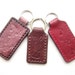 Snakeskin Keychain, Python Leather Keyring, Gift for Her, Gift for Him ...