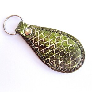Python Snakeskin Keychain Leather Keyring Gift for Her Gift - Etsy