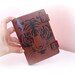 Leather Travel Wallet Tiger Gift Document Case Brown Travel - Etsy