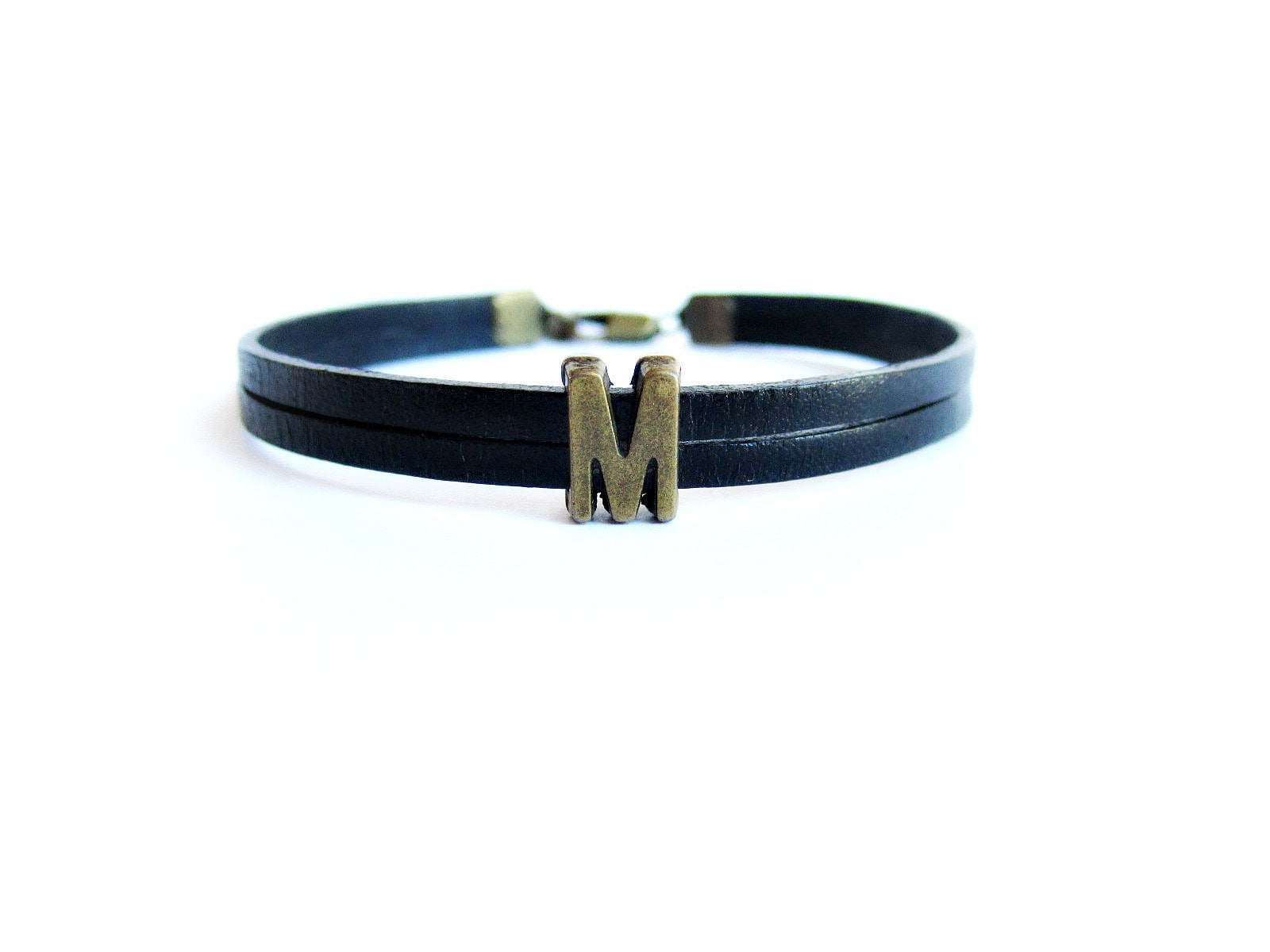 Personalized Bracelet Mens Initial Bracelet Monogram - Etsy