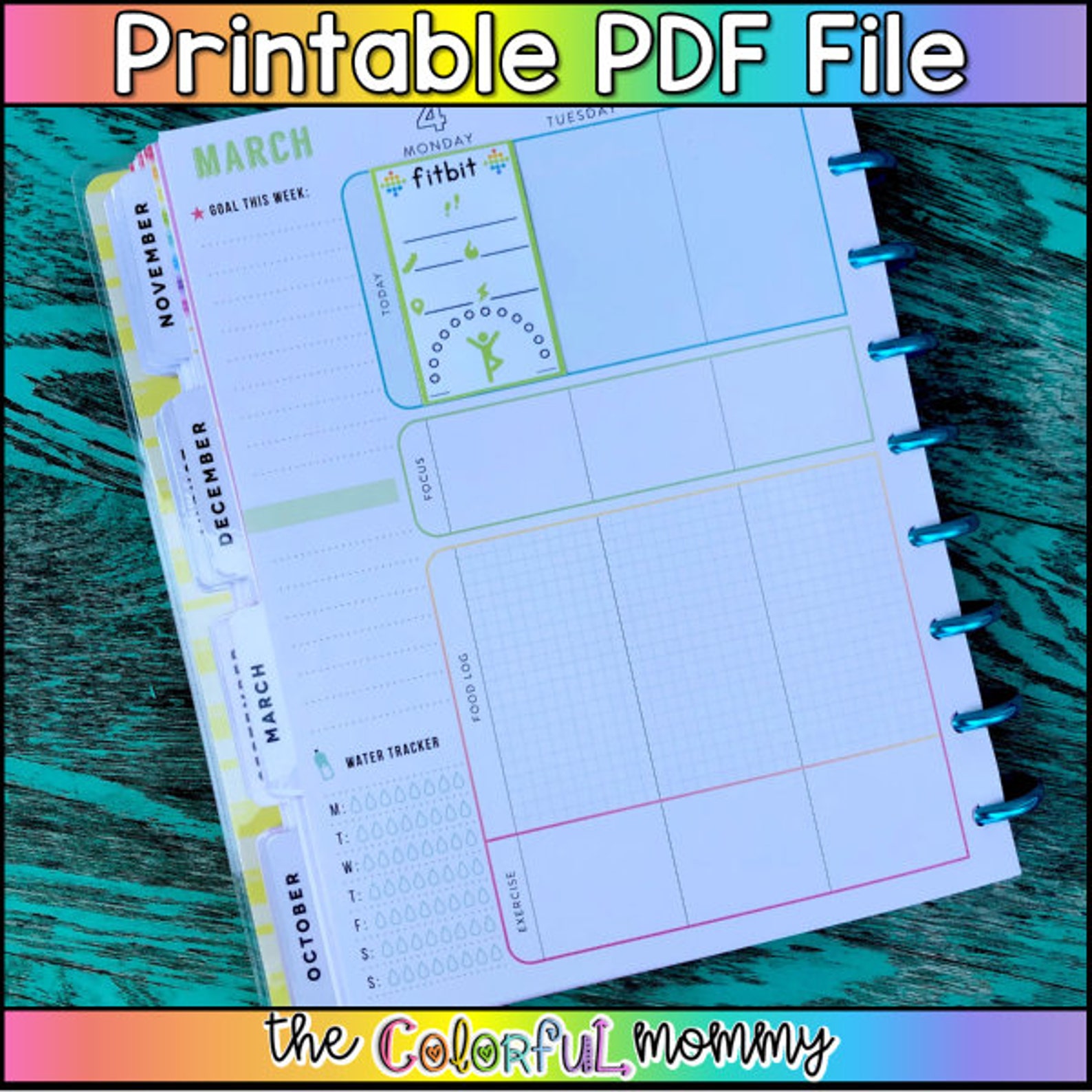 Printable Fitbit Smartwatch Step Tracker Dashboard Stickers - Etsy