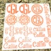 Back to School Monogram Decals, Personalized Monogram Decal Set, Back ...