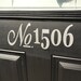 Front Door Address Door Decal Custom House Numbers Front - Etsy