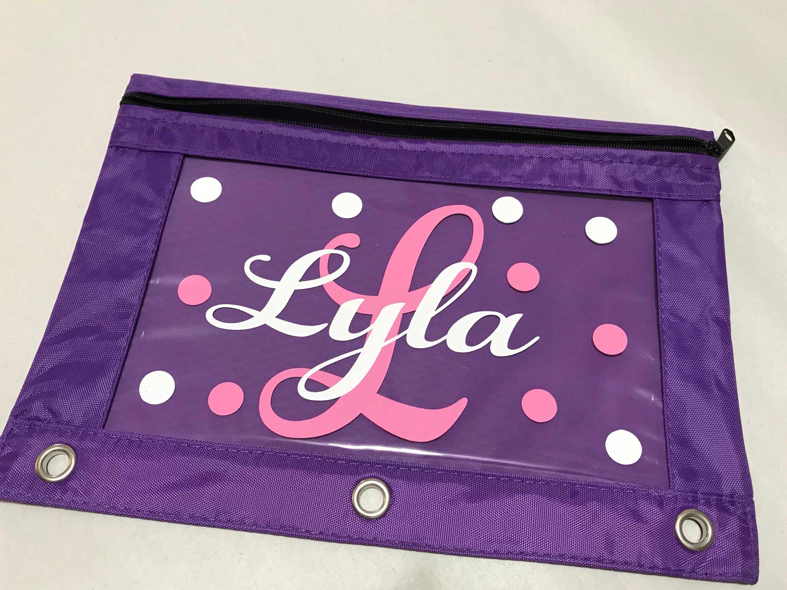 Personalized 3 Ring Pencil Pouch Back to School Pencil Case | Etsy