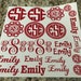 Back to School Monogram Decals, Personalized Monogram Decal Set, Back ...