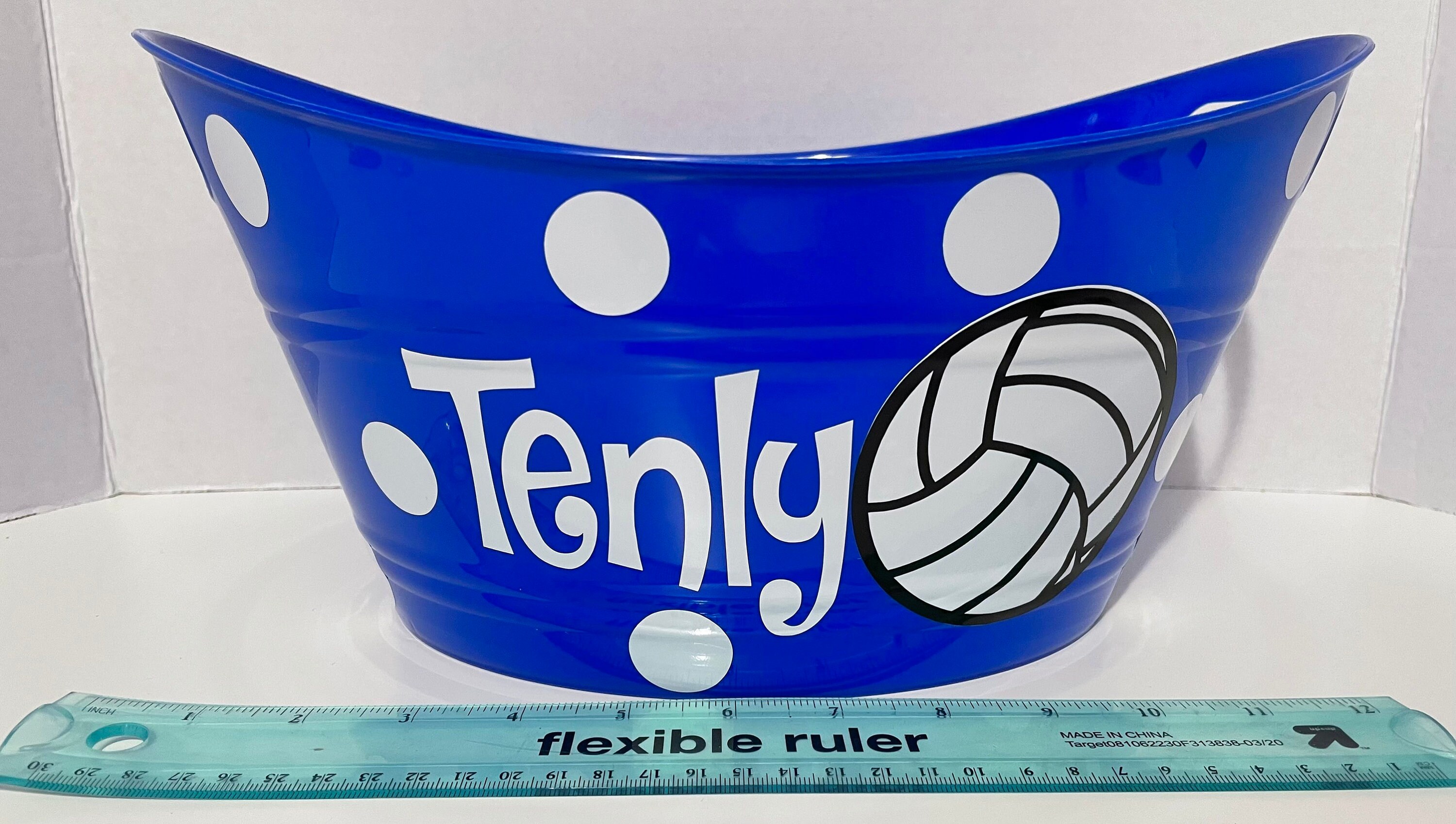 Personalized Volleyball Tub Child's Personalized Bucket - Etsy