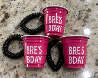 12 Custom Shot Cups / Personalized / Bachelor/ Bachelorette/ Divorce ...