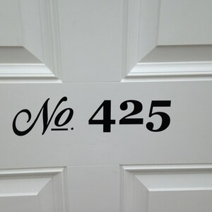 Front Door Address, Door Decal, Custom House Numbers, Front Door Entry ...