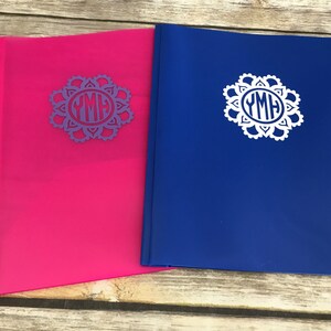 Monogrammed Folder, Personalized School Supplies, Monogrammed School ...