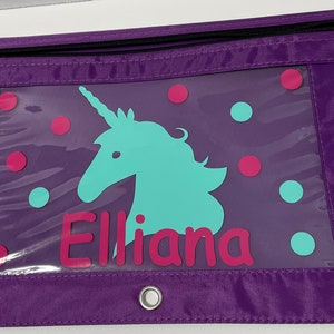 Personalized Pencil Pouch, Back to School, 3 Ring Pencil Case, School ...