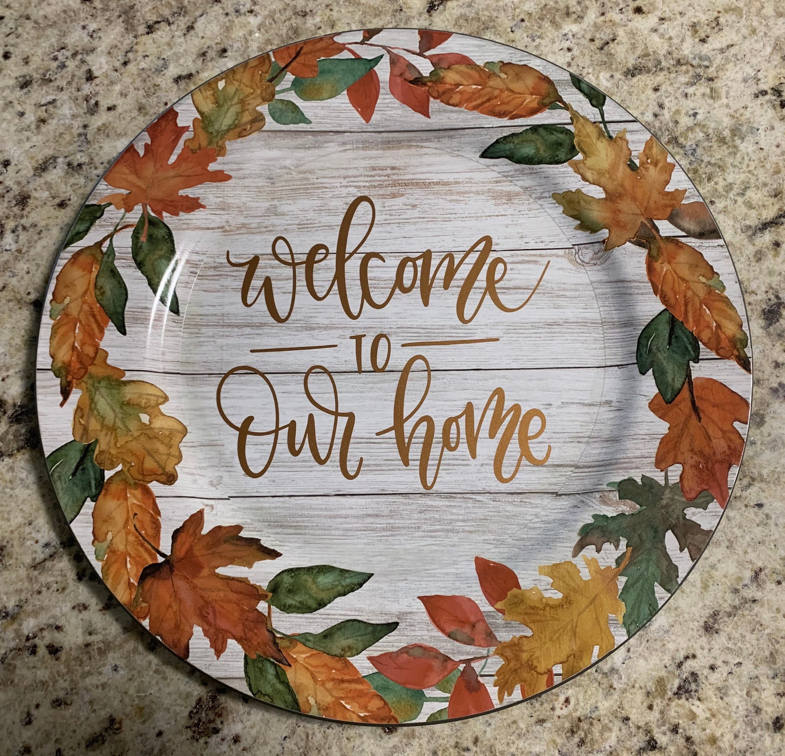 Custom Charger Plate Decorative Plate Housewarming Gift - Etsy