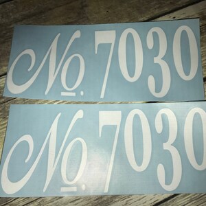 Front Door Address, Door Decal, Custom House Numbers, Front Door Entry ...