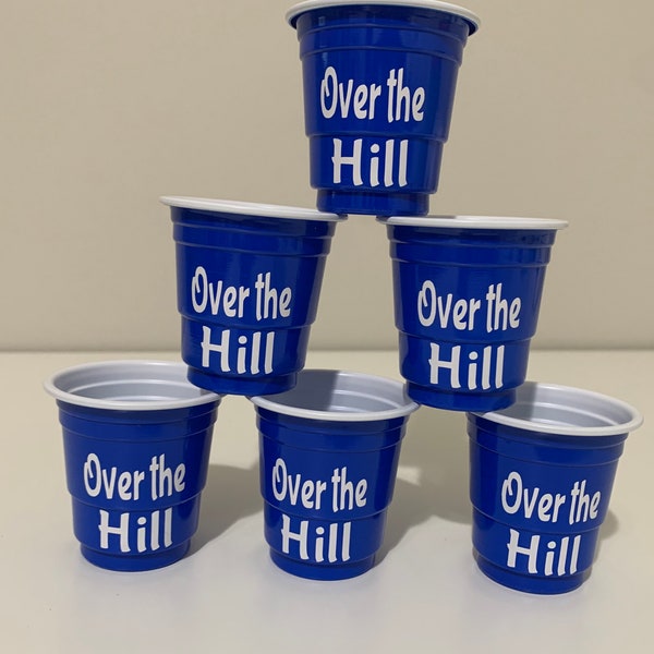 Blue Bachelorette Shot Glasses - Etsy