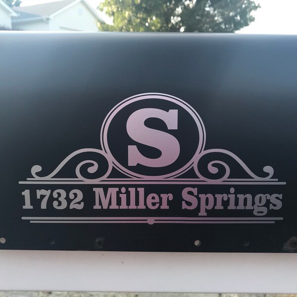 Monogrammed Mailbox - Etsy