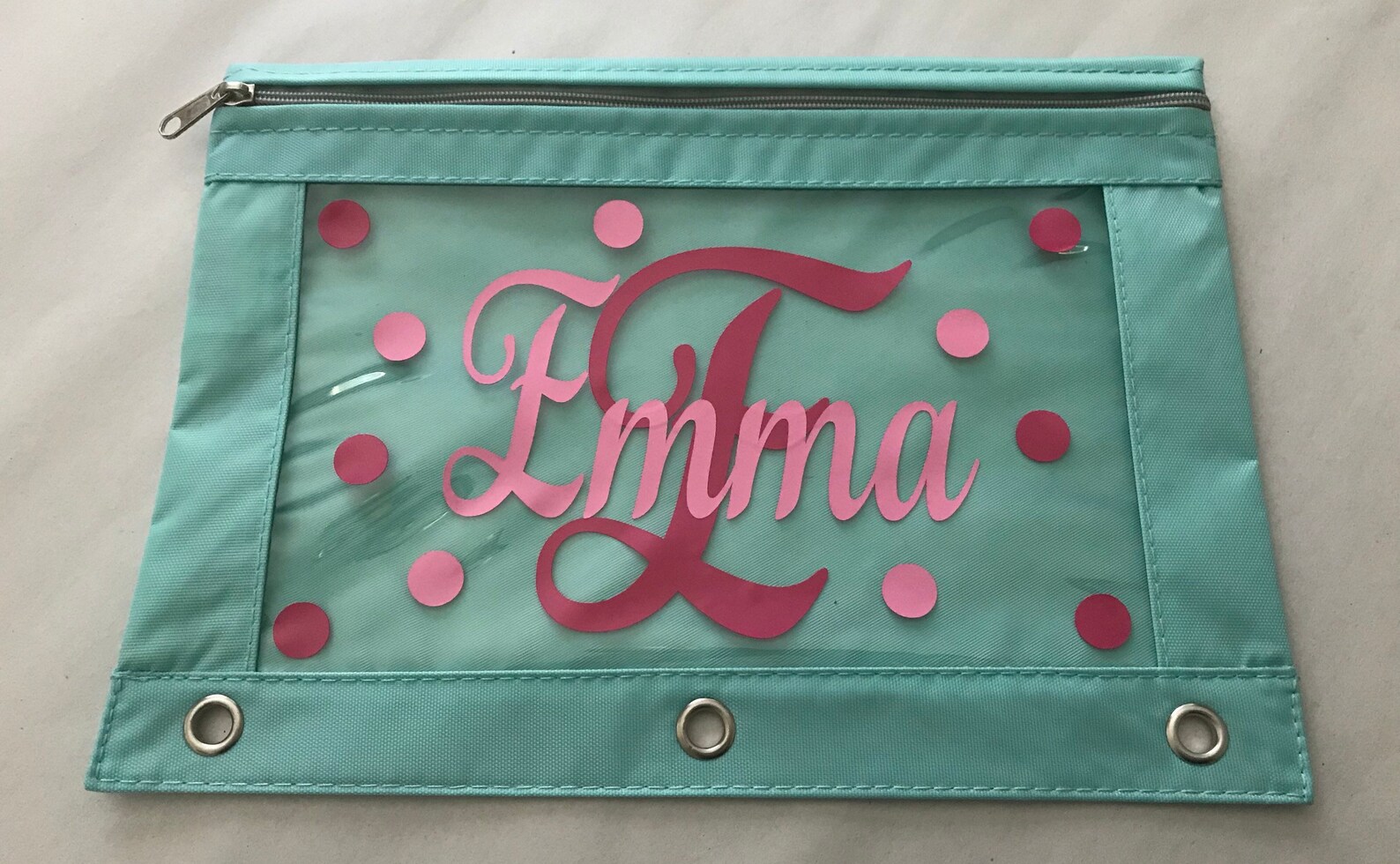 Personalized 3 Ring Pencil Pouch Back to School Pencil Case | Etsy