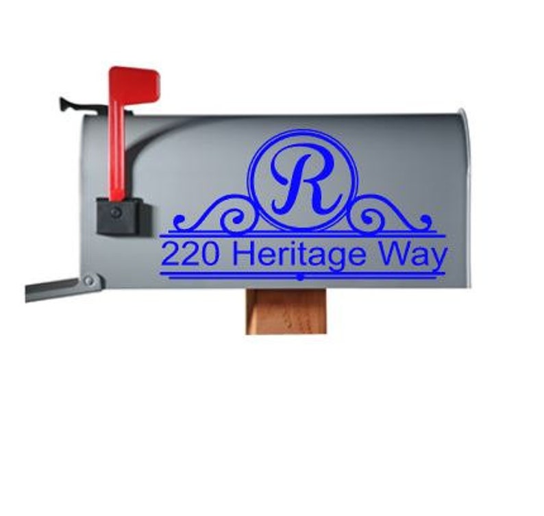 Personalized Mailbox Decal Custom Mailbox Decal Mailbox - Etsy