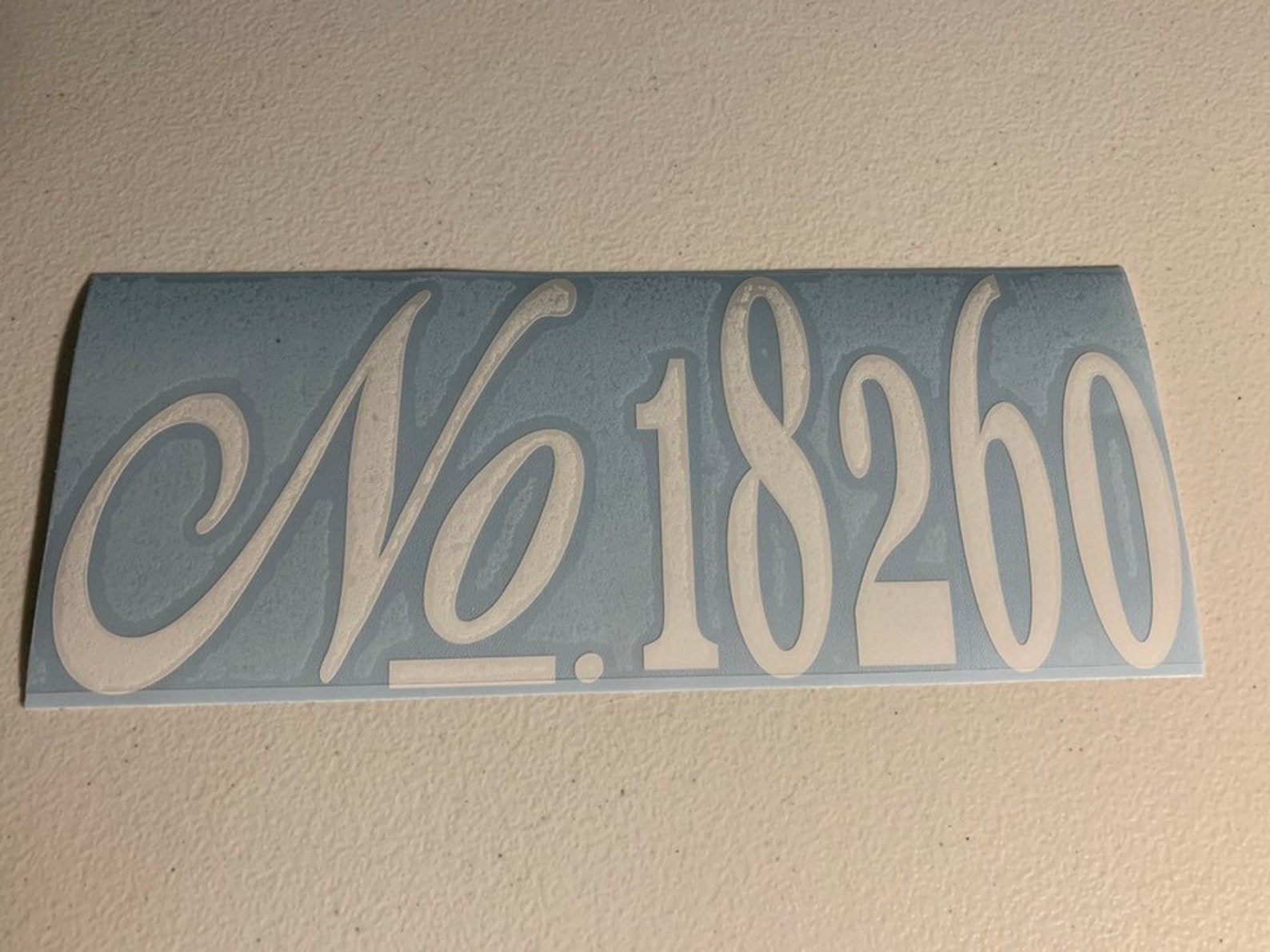 Front Door Address Door Decal Custom House Numbers Front | Etsy