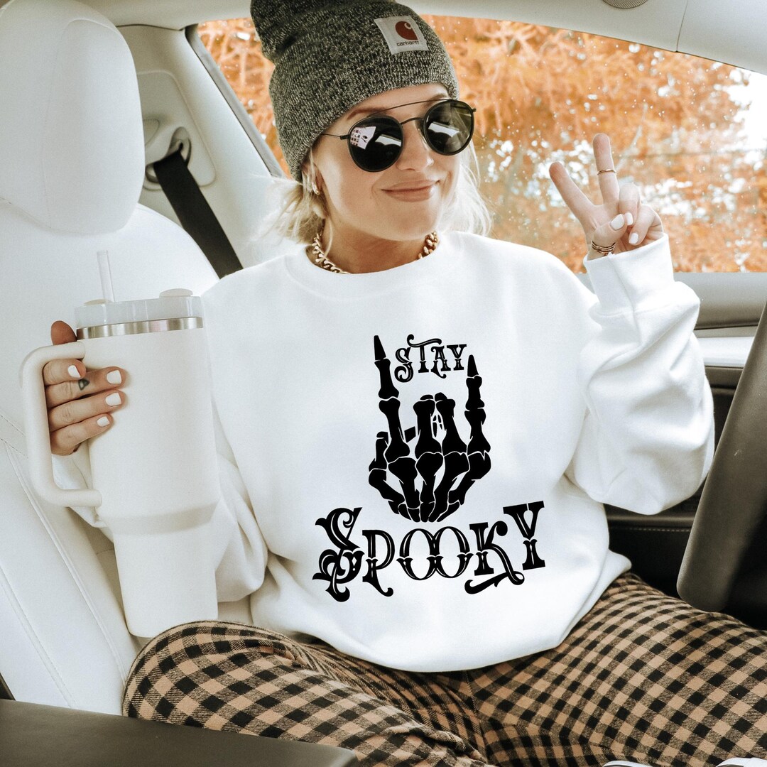 Cute Stay Spooky Sweatshirt, Womans Sweaters, Men Sweaters, Halloween ...