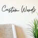 Custom Wood Words |custom Logo Sign| Wall Letters| Logo Sign for ...