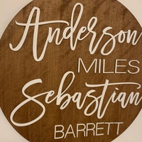Custom Twin Nursery Wood Name Signs, Twin Nursery Wall Art, Shared Room ...