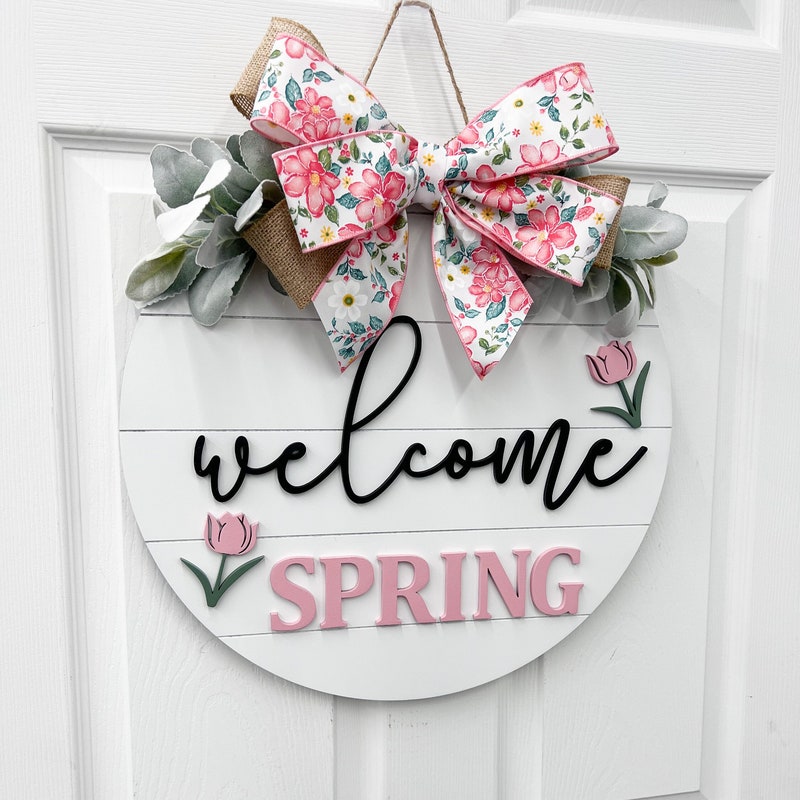 Small Spring Sign - Etsy