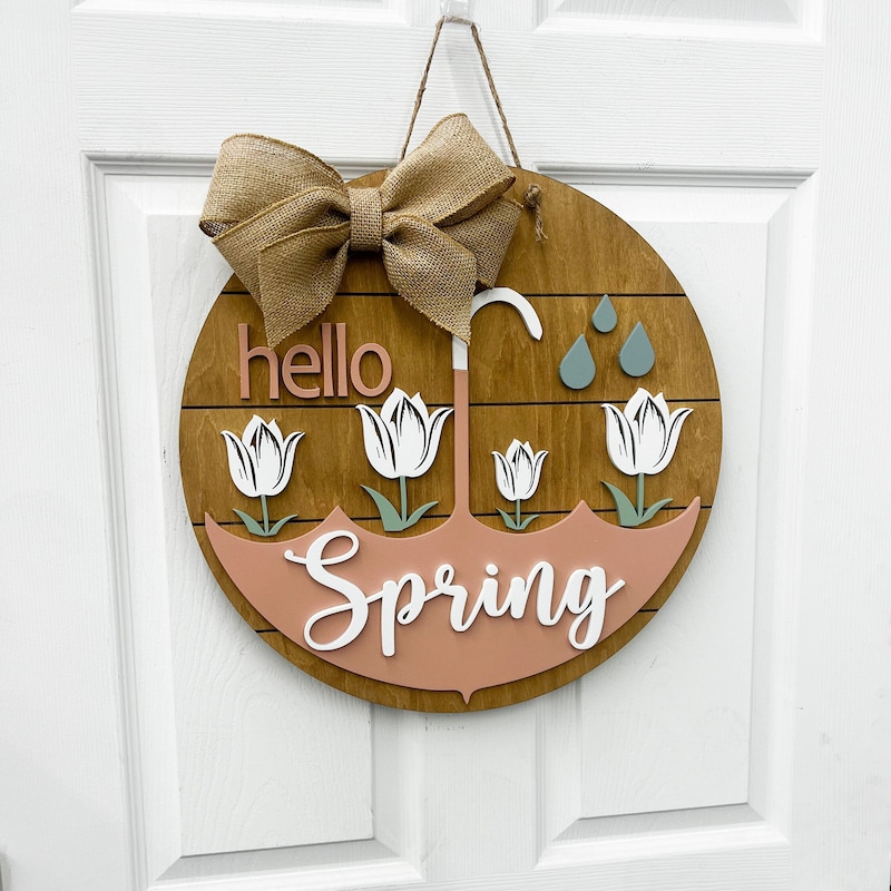 Spring Door Decor - Etsy