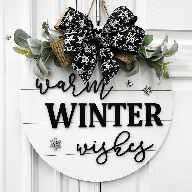 Let It Snow Wreath Sash - Etsy