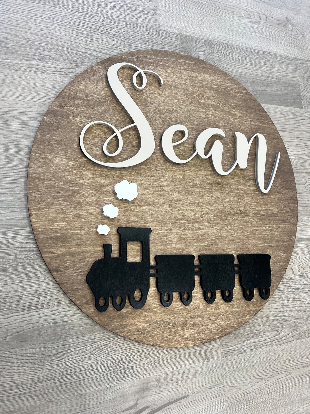 Train Nursery Name Sign| Nursery Sign | Transportation Theme Nursery ...
