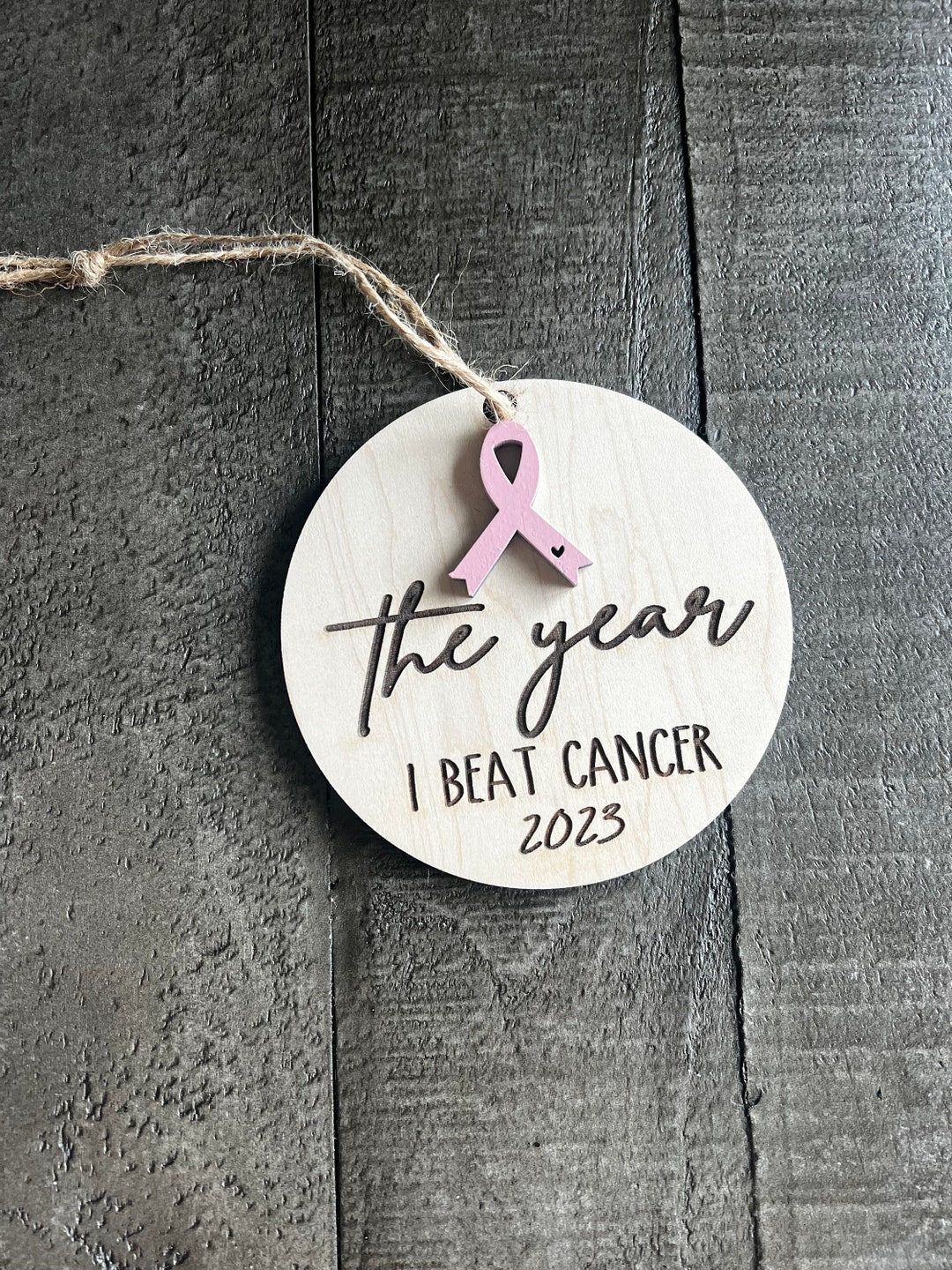 Cancer Christmas Ornament|breast Cancer Beat Personalized Christmas ...