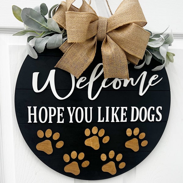 Dog Door Sign - Etsy