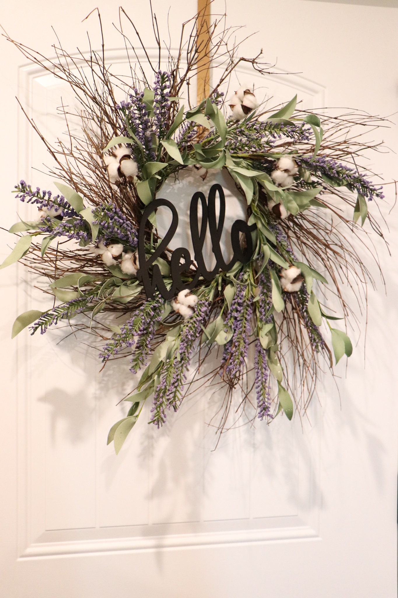 Wooden Laser Cut Hello Unpainted Hello Sign Wood Hello | Etsy