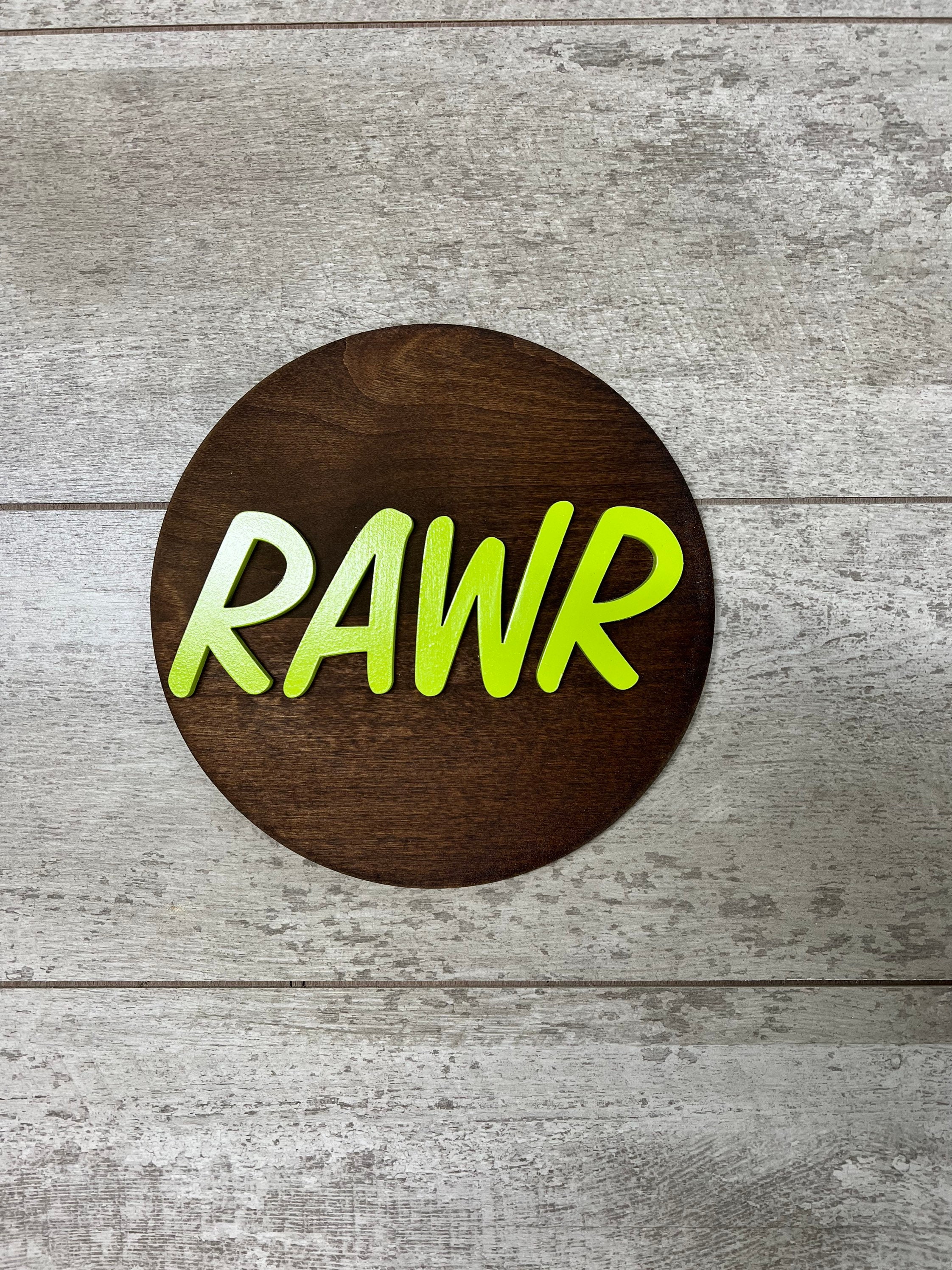 Rawr Sign Dinosaur Nursery Decor Boys Room Decor - Etsy UK