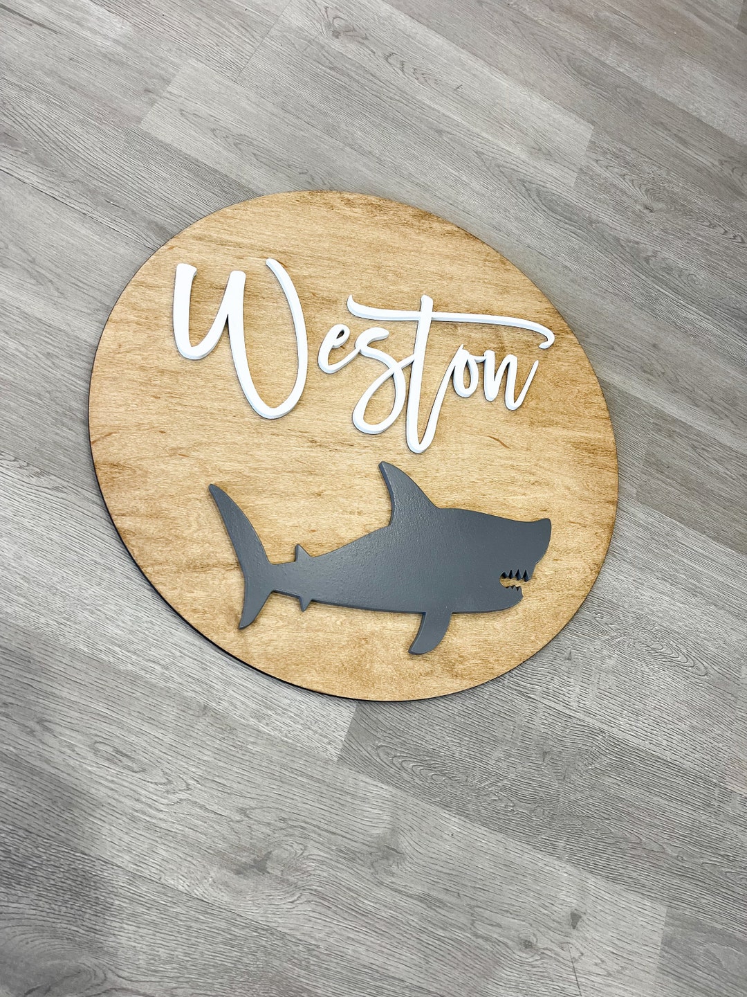 Shark Nursery Name Sign | Shark Themed Room | Sea Life Nursery ...