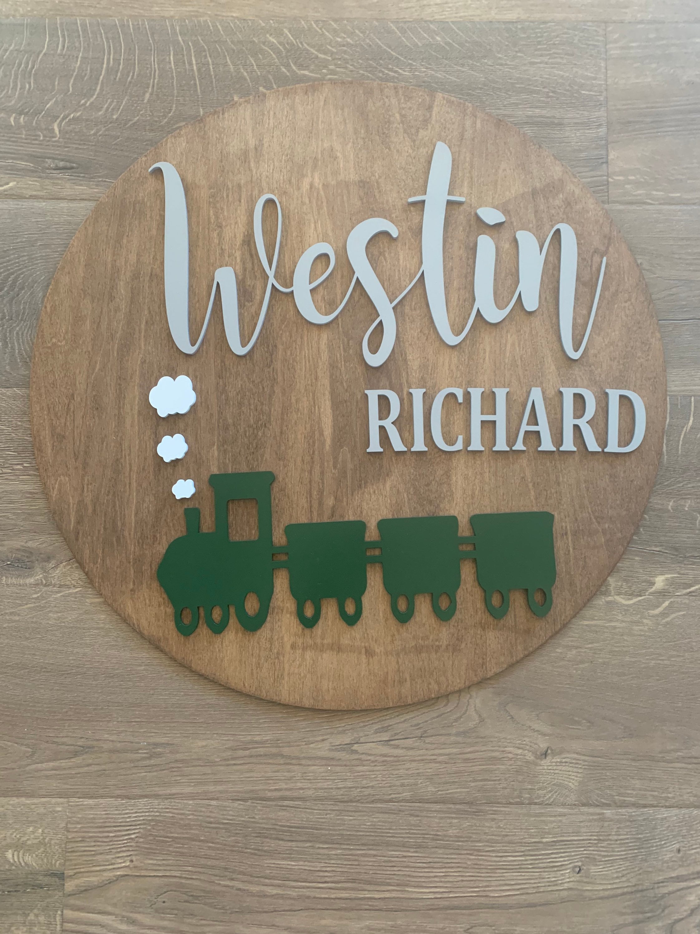 Train Nursery Name Sign Nursery Sign Transportation Theme - Etsy