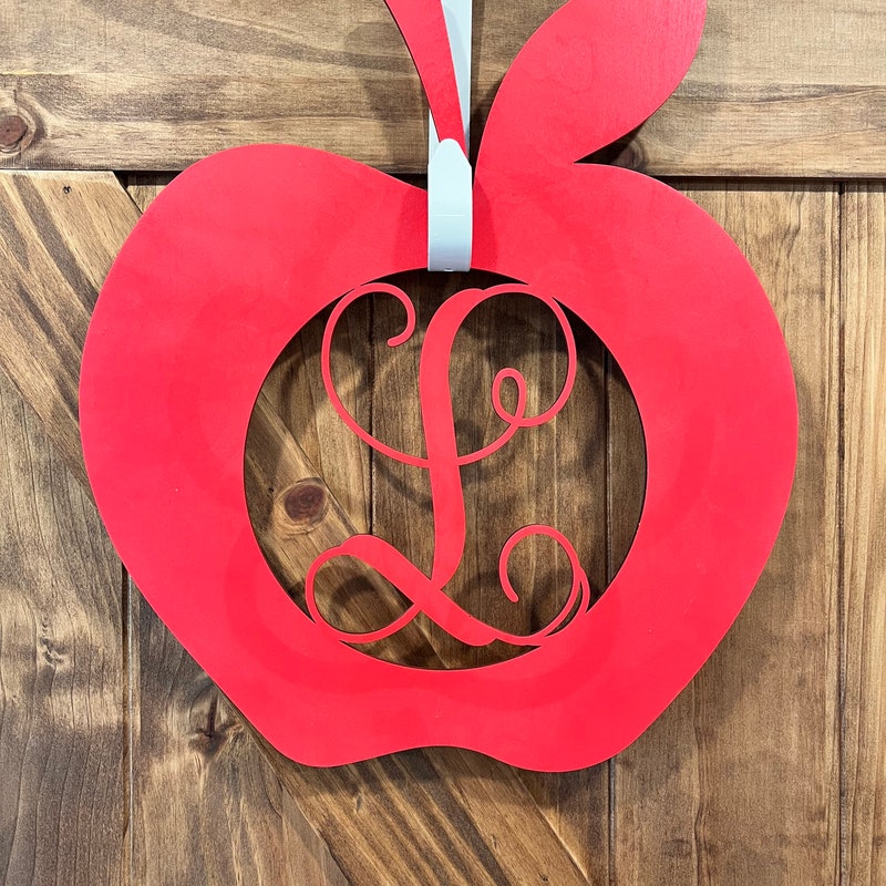 Apple Door Hanger - Etsy