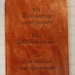Ten Commandments Engraved Wooden Home Decor Bible Scripture 15 by 35 ...