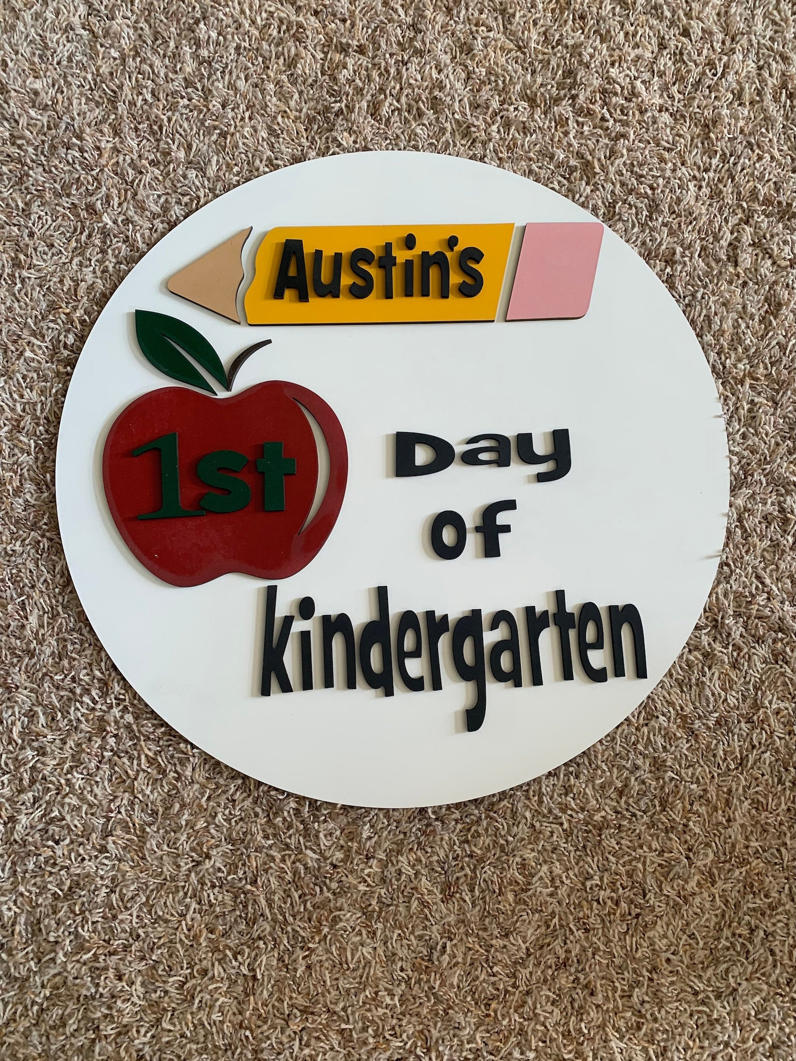 First Day of School Sign Back To School Personalized Sign | Etsy